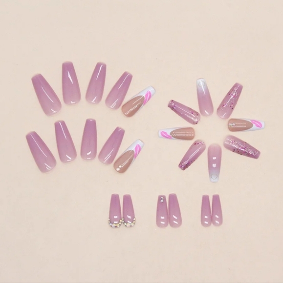 Makeup | 24pc Nail Set With Emory Board | Poshmark